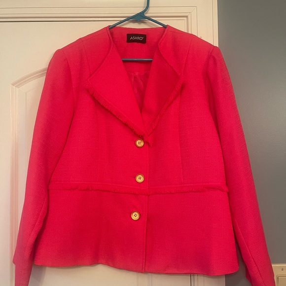 Ashro | Jackets & Coats | Hot Pink Blazer | Poshmark